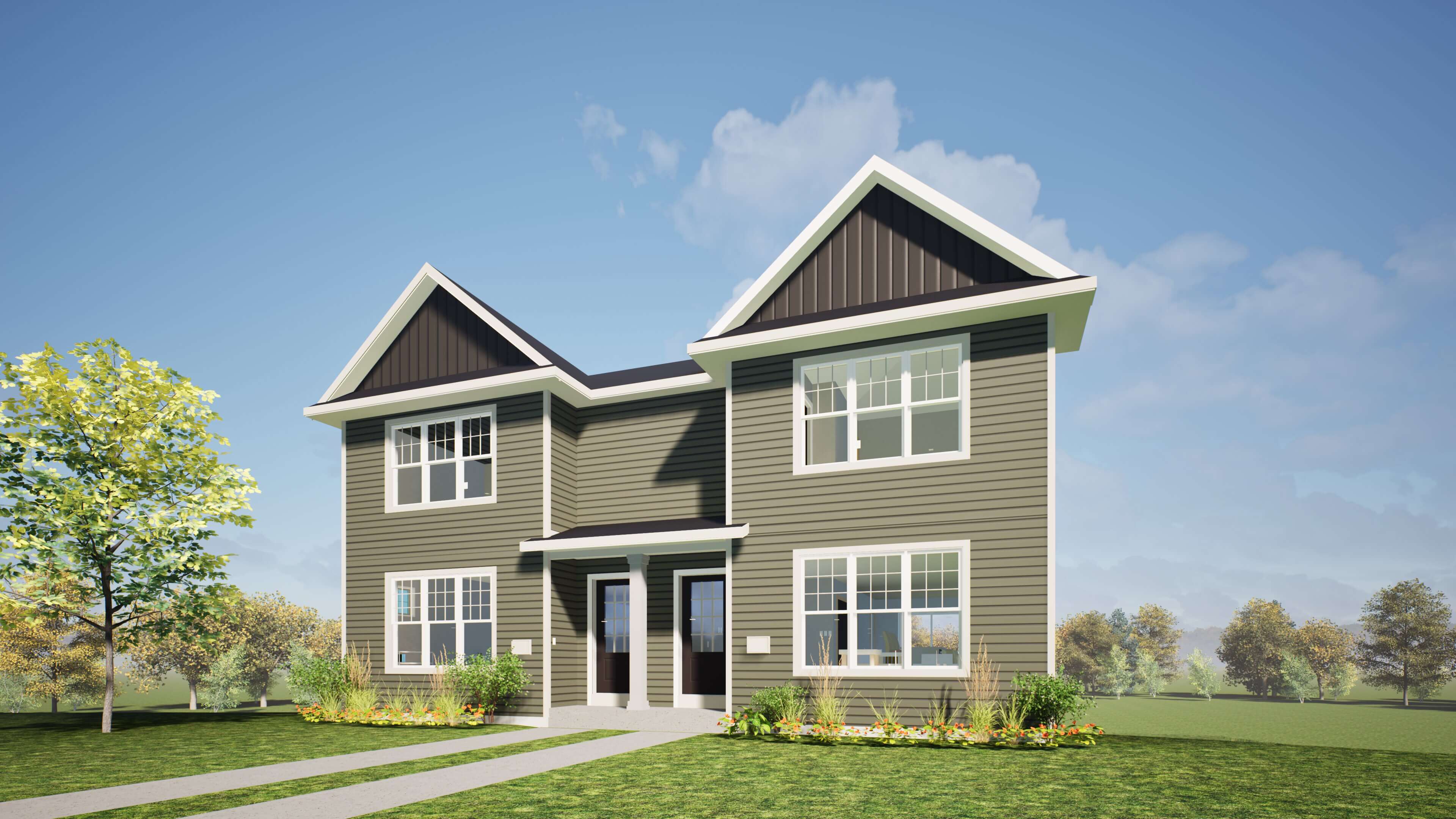 The Chelsea Twin Home (Crest Collection) | Home Plans | Veridian Homes